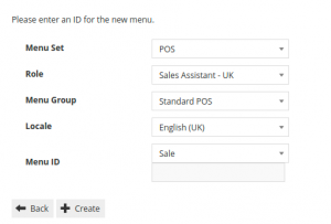 POS Menu Structure – Enactor Insights Portal