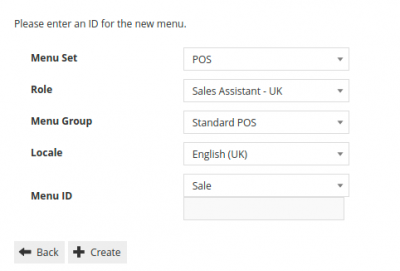 POS Menu Structure – Enactor Insights Portal