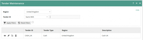 POS Menu Structure – Enactor Insights Portal